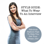 Style Guide: What To Wear To An Interview
